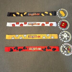 Disney | Other | Disney 26 Run Disney Medal Virtual Running Shorts ...